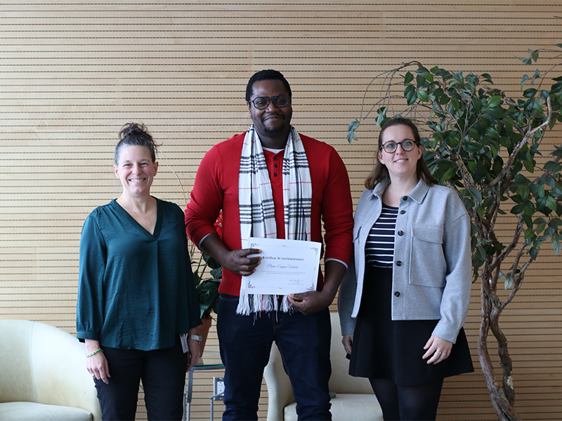 Pierre Eugène Valade remporte une bourse lors de la Journée carrière en ...